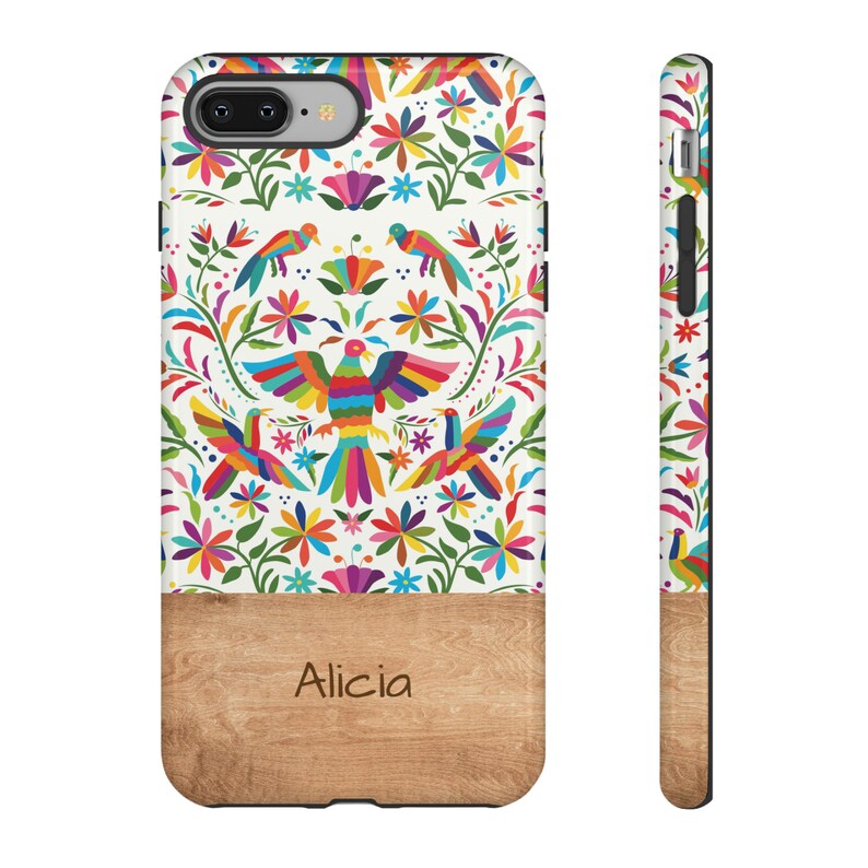 Mexican Floral Otomi Print, Custom Name Phone Case, Personalized Phone Case, Samsung Galaxy ...