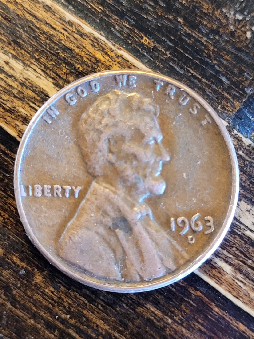 1963 Penny From the Denver Mint. Mistake is the L on the Ridge. Has ...