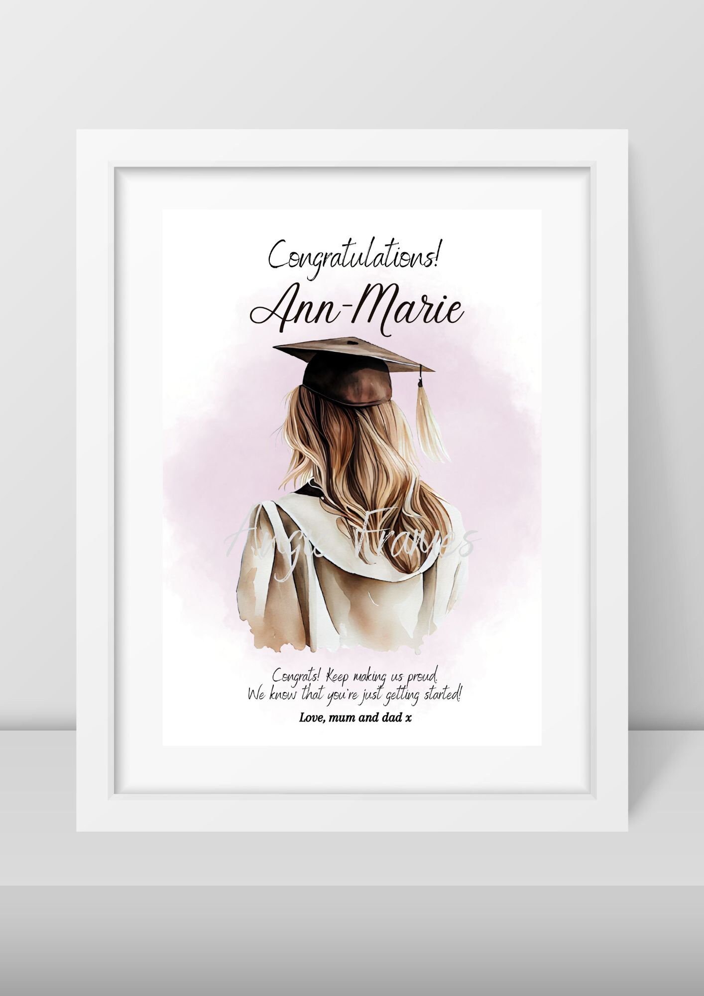 Personalized Graduation Frame: Class of 2024 Gift - Etsy UK