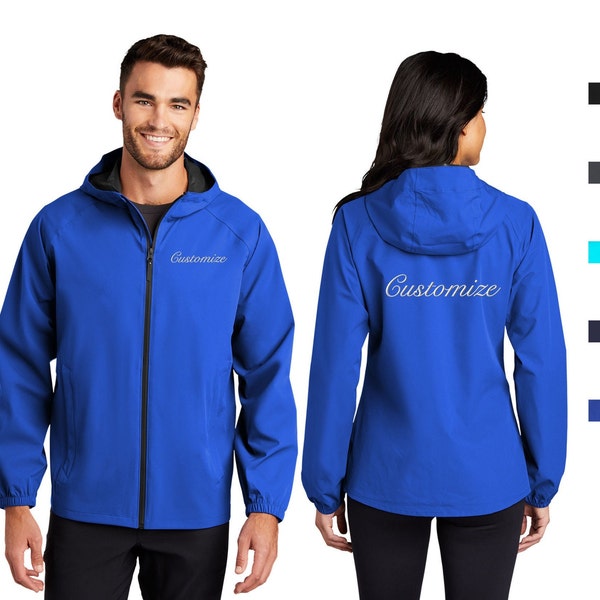 Custom Logo on Rain Jacket - Etsy UK