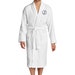 Custom Embroidered Port Authority® Checkered Terry Shawl Collar Robe ...