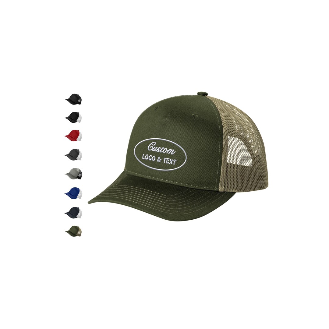 Custom Printed or Embroidered Trucker Hat Snapback Five-panel Baseball ...