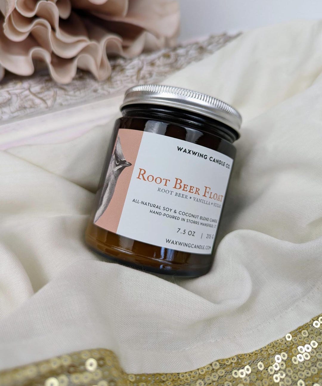 Root Beer Float - All-natural Soy + Coconut Wax Blend Scented Candle ...
