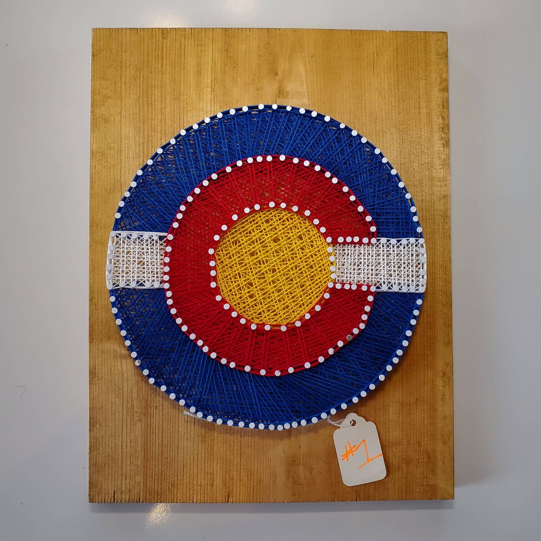 Colorado State Logo With State Colors Handmade Multimedia - Etsy