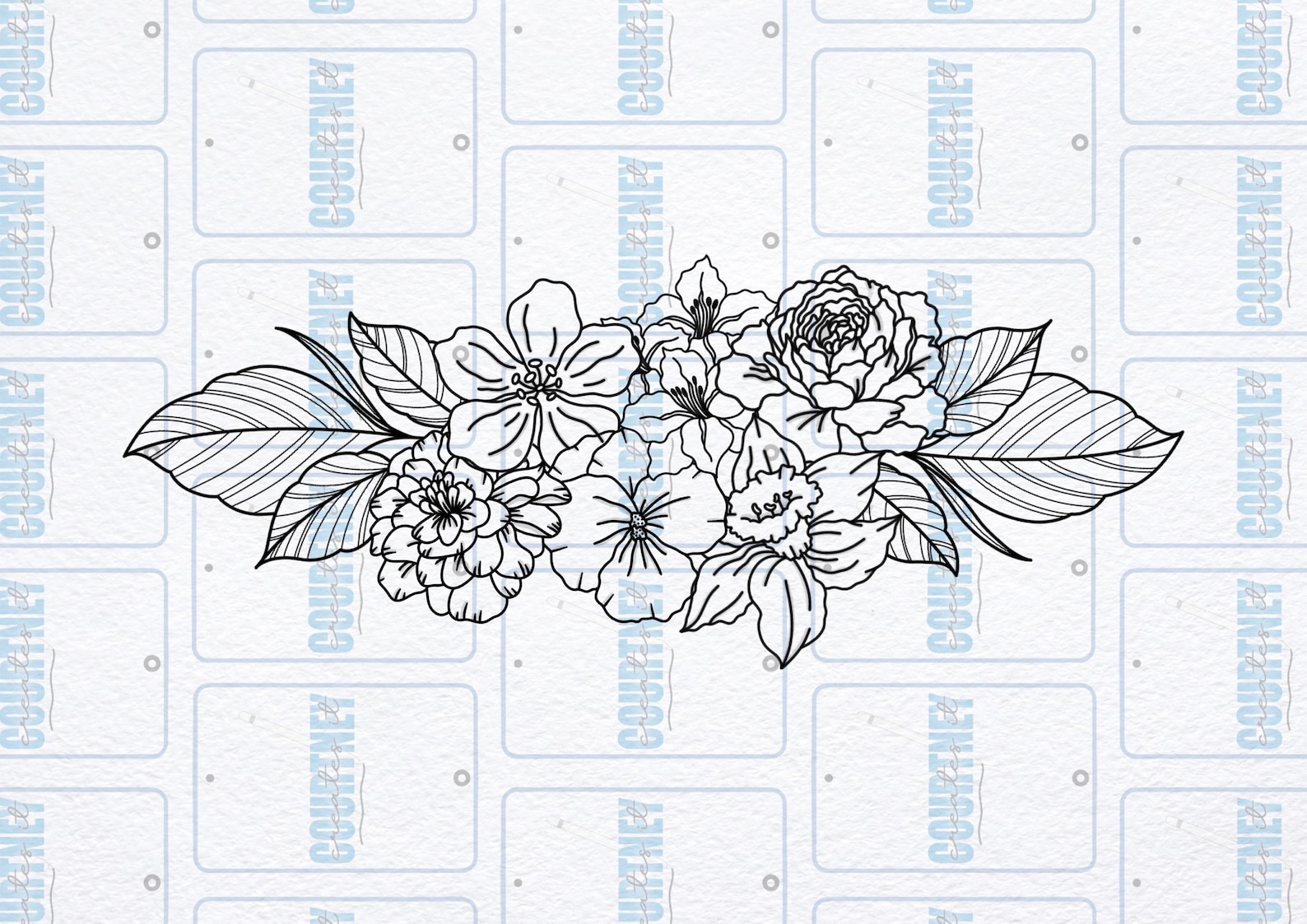Birth Flower Tattoo Flat Lay - Etsy