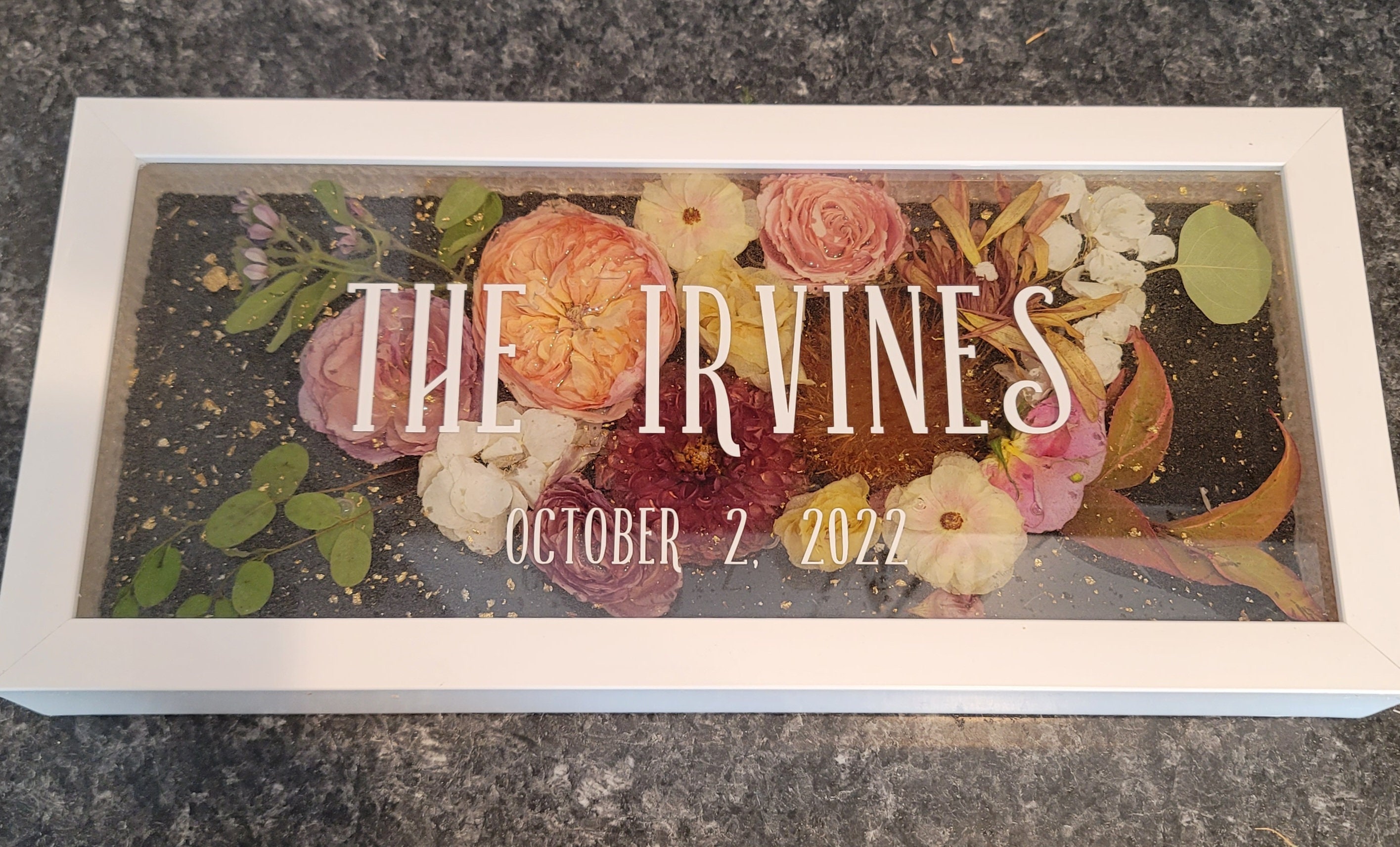 Custom Name Boxes for Bouquet Preservation - Etsy