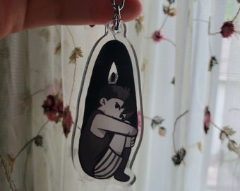 OMORI Inspired Keycharm SUNNY and SOMETHING 4'' Height Double Sided Holographic - Etsy