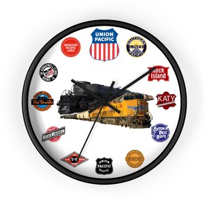 Union Pacific Heritage Railways Railroad Memorabilia Wall Clock ...
