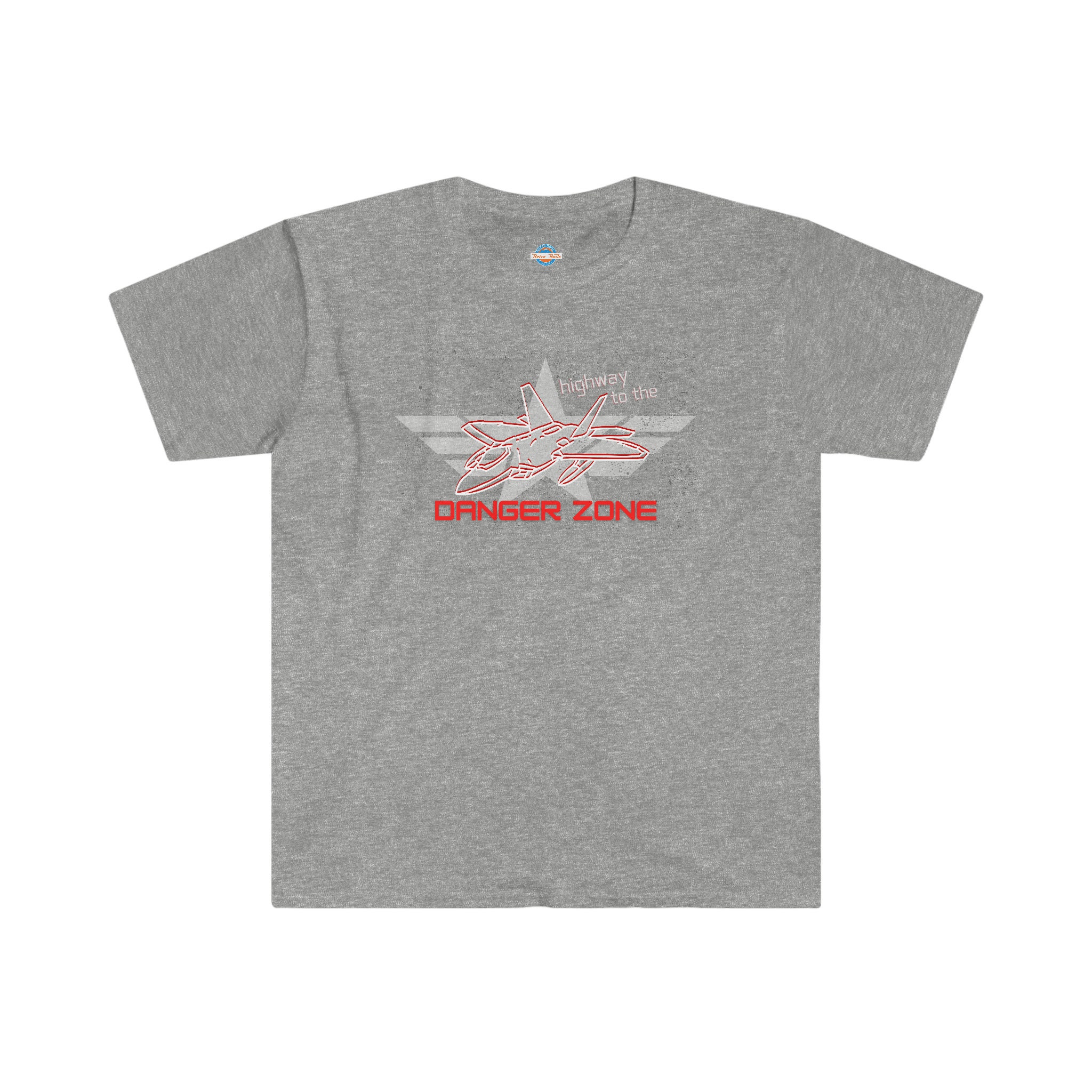 Top Gun Danger Zone Fighter Jet Graphic Softstyle T-shirt (tee) - Etsy