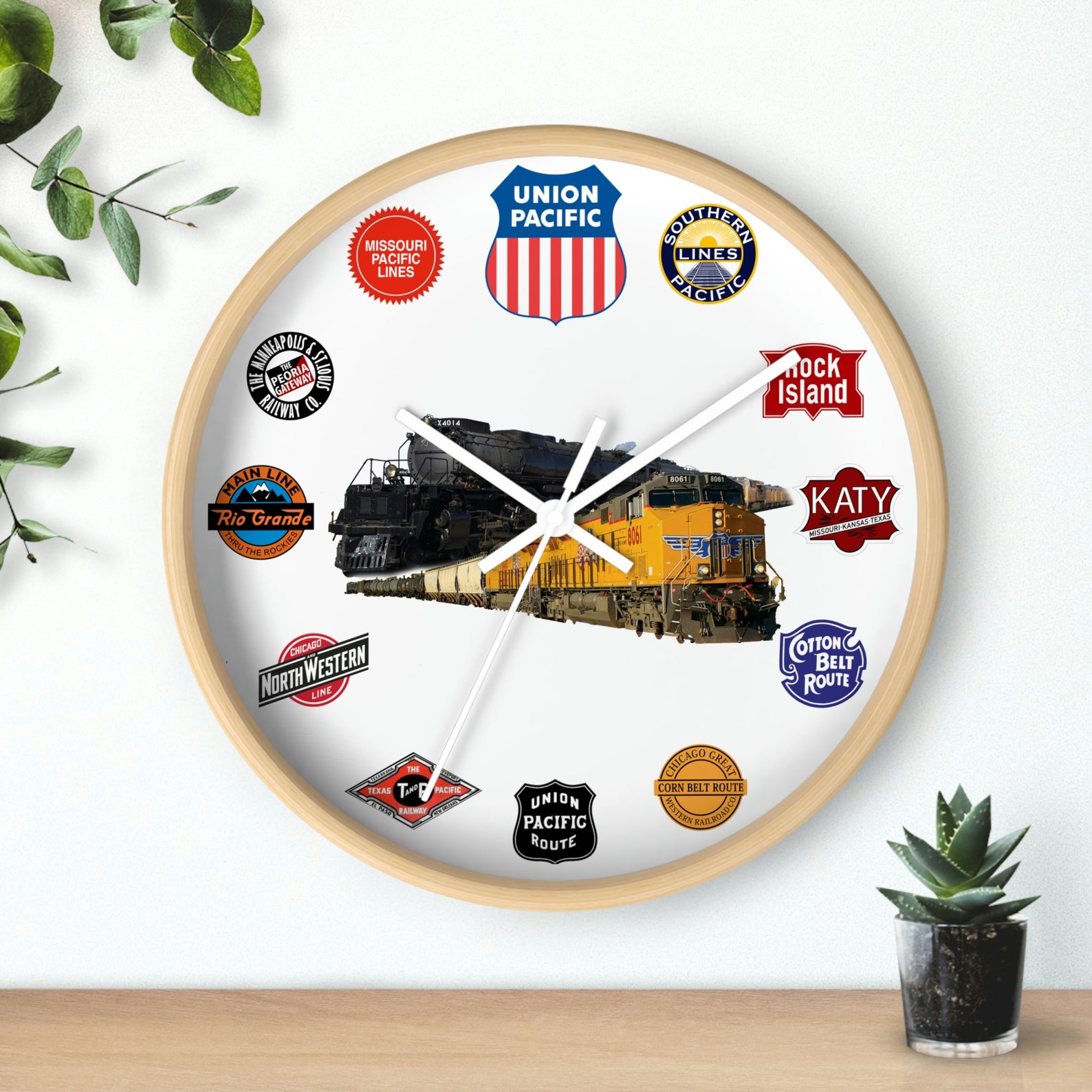 Union Pacific Heritage Railways Railroad Memorabilia Wall Clock ...