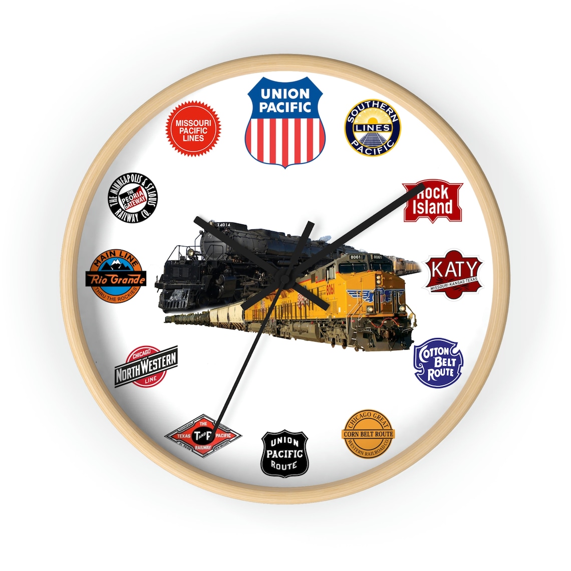 Union Pacific Heritage Railways Railroad Memorabilia Wall Clock ...