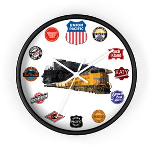 Union Pacific Heritage Railways Railroad Memorabilia Wall Clock ...