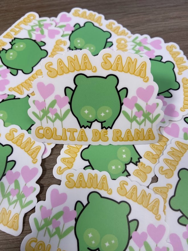 Sana, Sana, Colita De Rana Sticker - Etsy