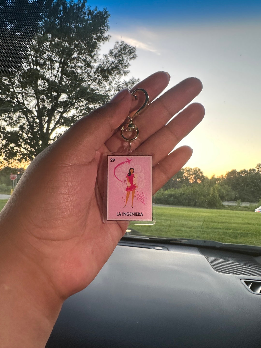 La Ingenieria Gears / Mechanical Keychain FEMALE LOTERIA Latina ...