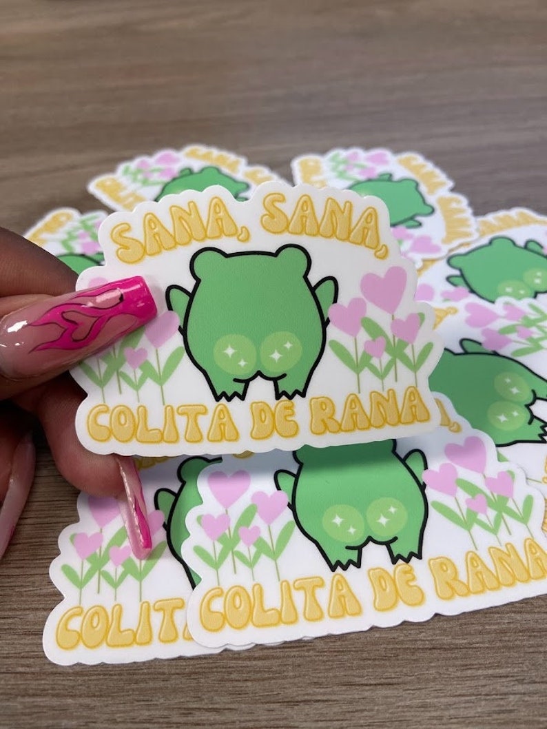 Sana, Sana, Colita De Rana Sticker - Etsy