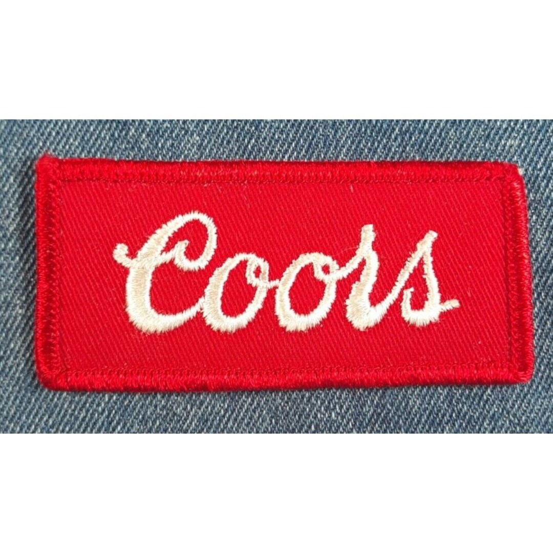 NOS 70s Original Vintage Coors Beer 3.25"x1.5" Patch 70s Hat Colorado ...