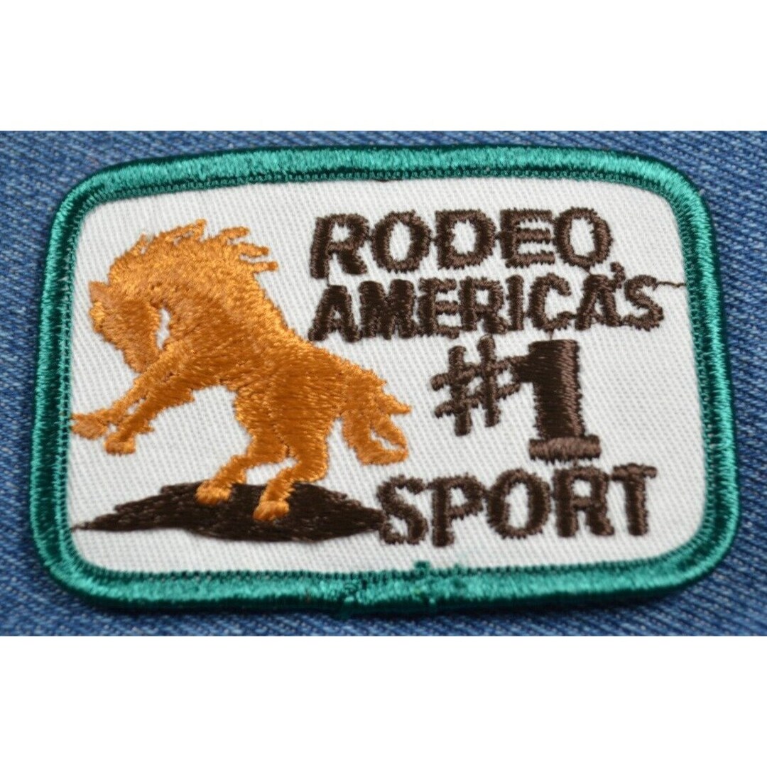 Original NOS 70s Vintage Rodeo America's #1 Sport 3" Patch Cowboy ...