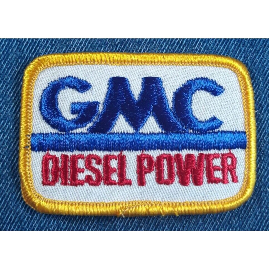NOS 70s Vintage Original GMC Diesel Power 3"x2" Patch Dealership GM ...