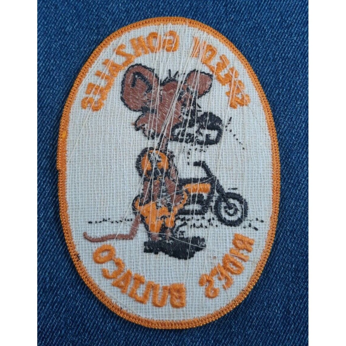NOS 70S Vintage Speedy Gonzales Rides Bultaco Patch Snowmobiles ...