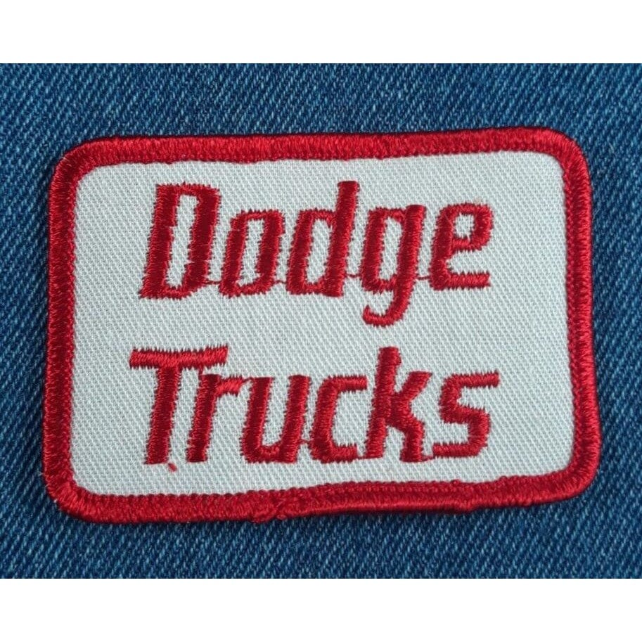NOS 70s Vintage DODGE Trucks Dealership Mechanic Uniform 3 Patch ...