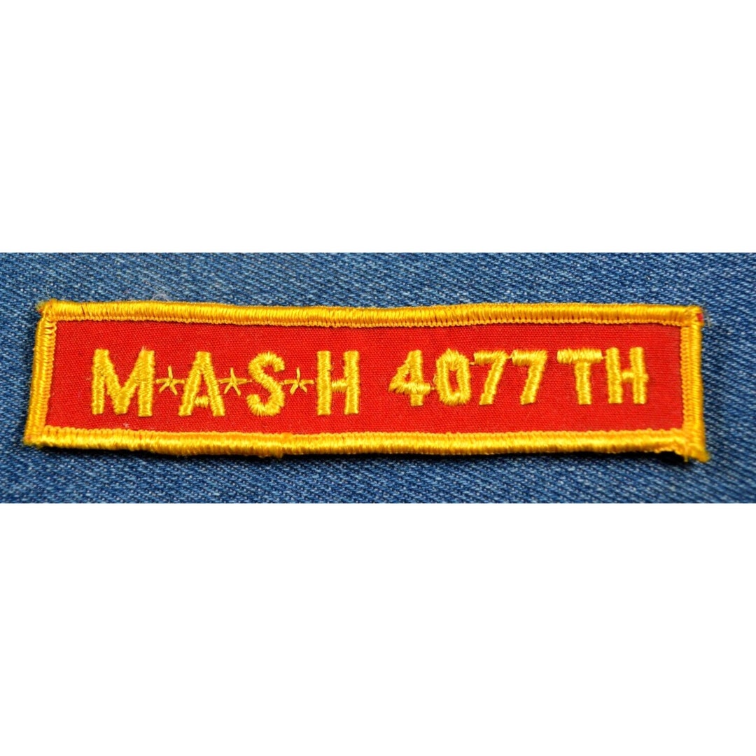 NOS 70's Original MASH 4077th 4.5" Patch Army Military Korean War ...