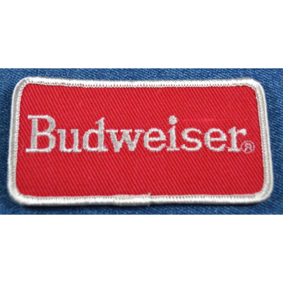 NOS 70s Original Vintage Budweiser 4" Patch Beer Ale Bud Lite Pub Bar ...