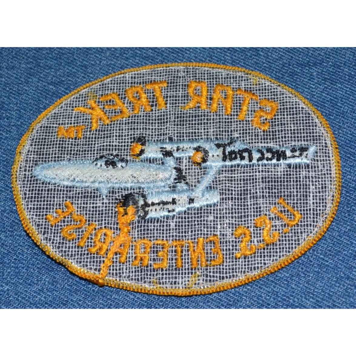Original Nos Vintage 70s STAR TREK 4" Patch Uss Enterprise NCC-1701 ...