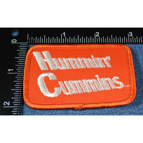 70s Original Vintage HUMMIN' CUMMINS 3" Patch Dodge R… - Gem