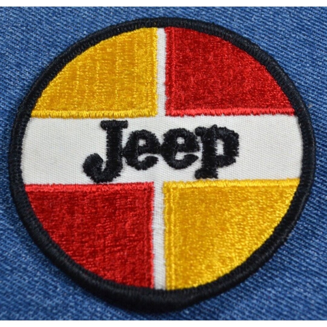 NOS 70s Original Vintage Jeep 3" Patch 4x4 Offroad Retro Overland CJ ...