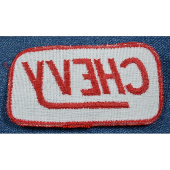 Original 70s NOS Vintage CHEVY 4" Patch Chevrolet Bow… - Gem