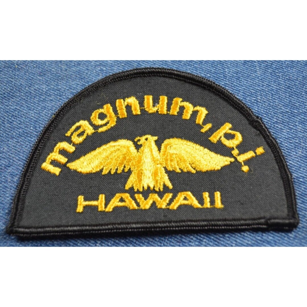80s Original Vintage MAGNUM P.I. HAWAII 4.5" Patch Tom Selleck TV Show ...