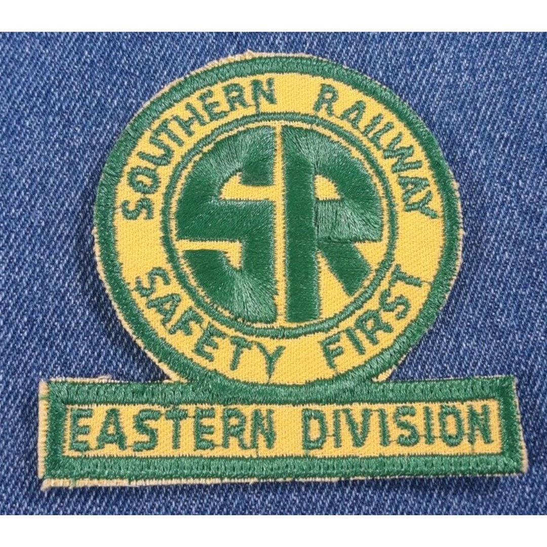 Original 70s Vintage Southern Railway 3" PATCH Safety First Railroad ...