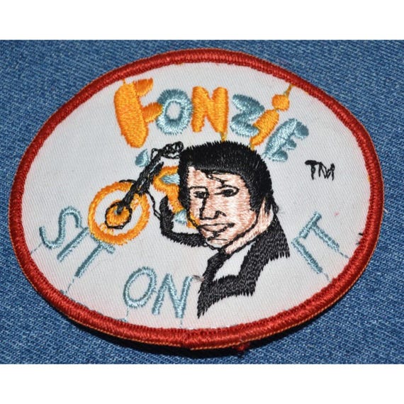 Original NOS Vintage 70s FONZIE 4" Patch TV Show Sitc… - Gem