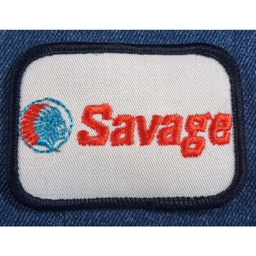 Original 80s Vintage Savage Arms 3" Patch Rifle Shotgun Hunting Gun ...