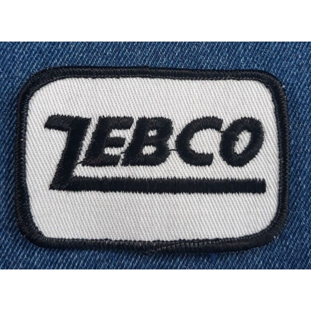 NOS 80s Vintage Zebco 3" Patch Bass Reel Rod Angler Fishing Lunker for ...