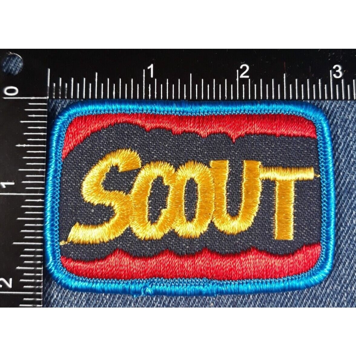 NOS 70s Original International Scout 3" Patch 4X4 Auto Truck off Road ...