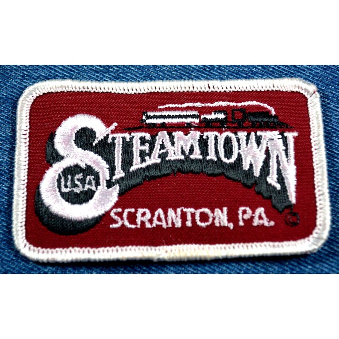 NOS 70s Vintage STEAMTOWN Mall 3" Patch Scranton the Office Micheal ...