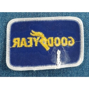 NOS 70s Vintage Goodyear Good Year 3" Patch Racecar INDY NASCAR Auto ...