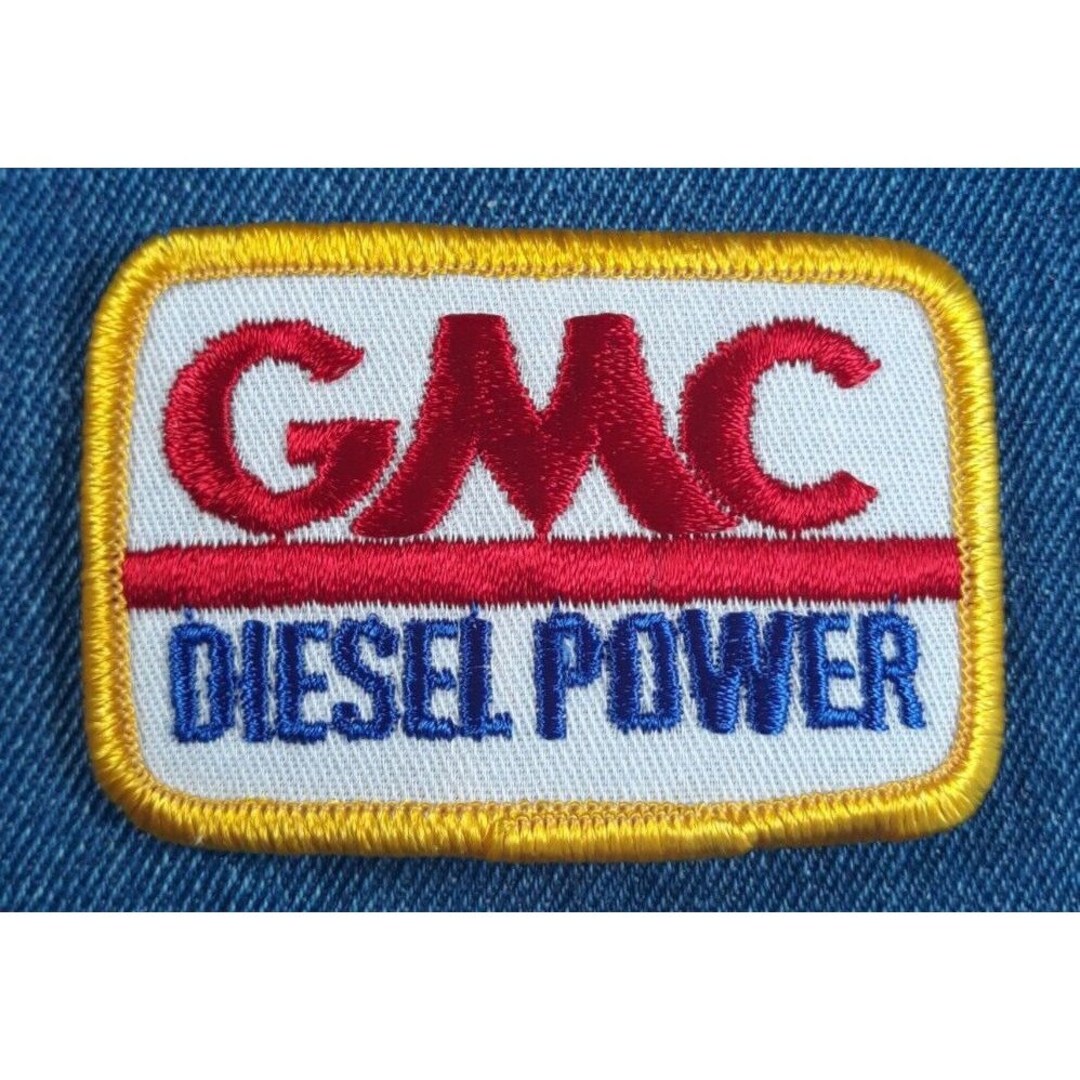 NOS 70s Vintage Original GMC Diesel Power 3"x2" Patch Dealership GM ...