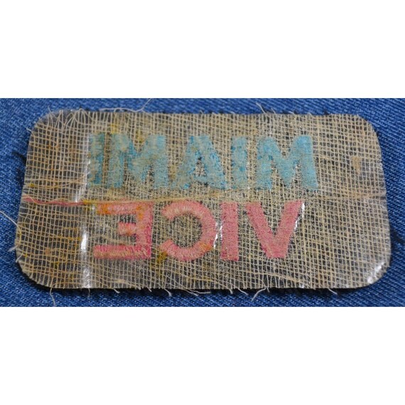 Original 80s Vintage MIAMI VICE 4" Patch Police TV Fl… - Gem