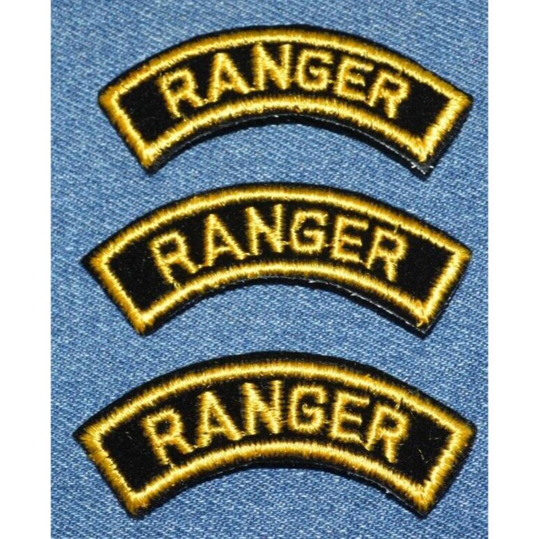 3 Small Vintage Original NOS ARMY RANGER 2.75" Patches Surplus Military ...