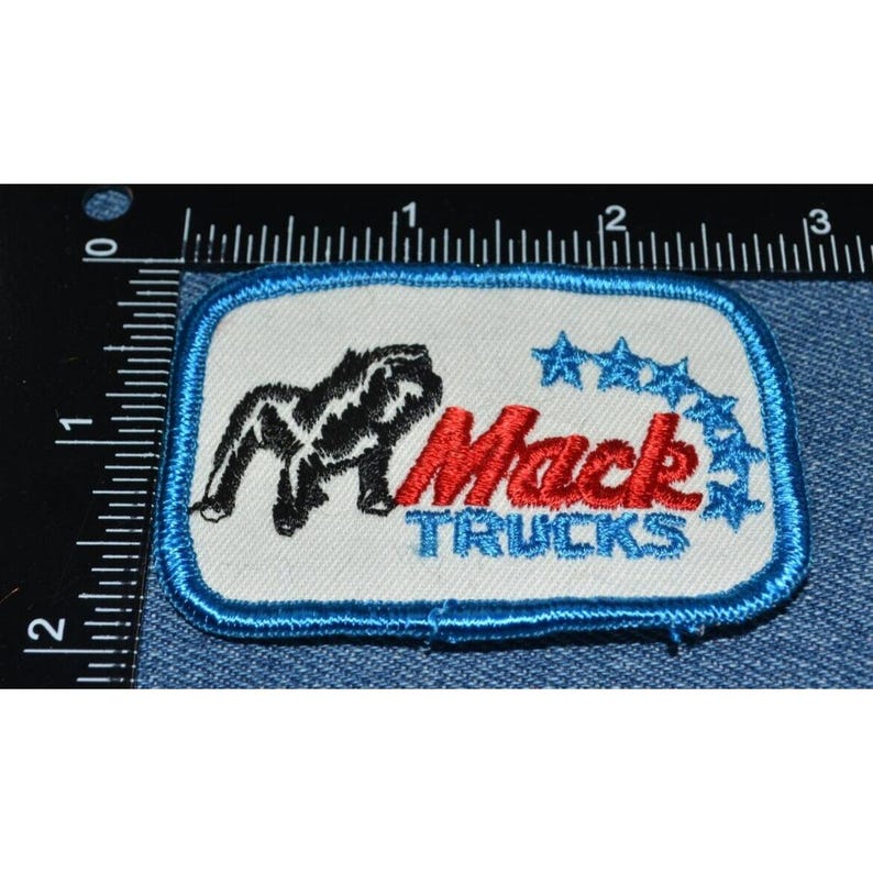 Original Vintage 70s Mack Trucks 2.75" Patch Truck Rig Semi Bulldog ...