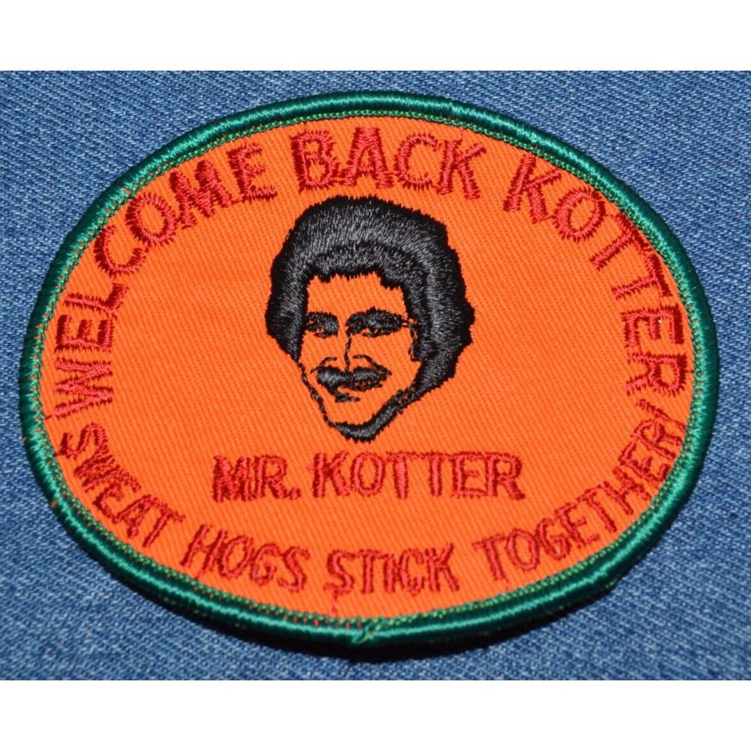 Original Nos Vintage 70s WELCOME BACK KOTTER 4" Patch Tv Show Sitcom Mr ...