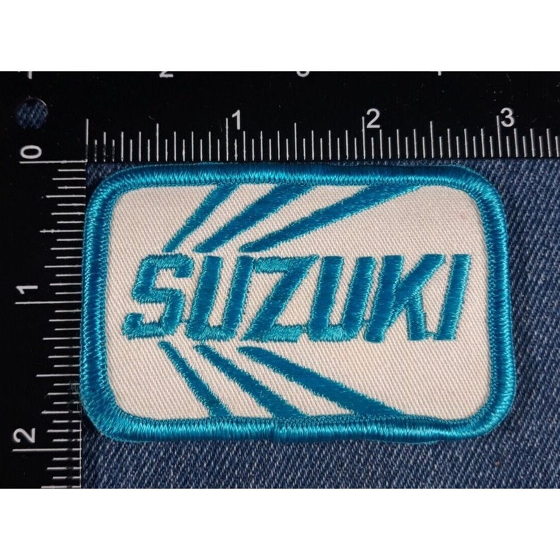 NOS 70s Vintage Original Suzuki Logo 3" Patch Dirtbike Motorcycle ...