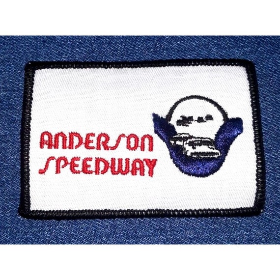 NOS 80s Vintage Anderson Speedway 3" Patch Racecar IN… - Gem