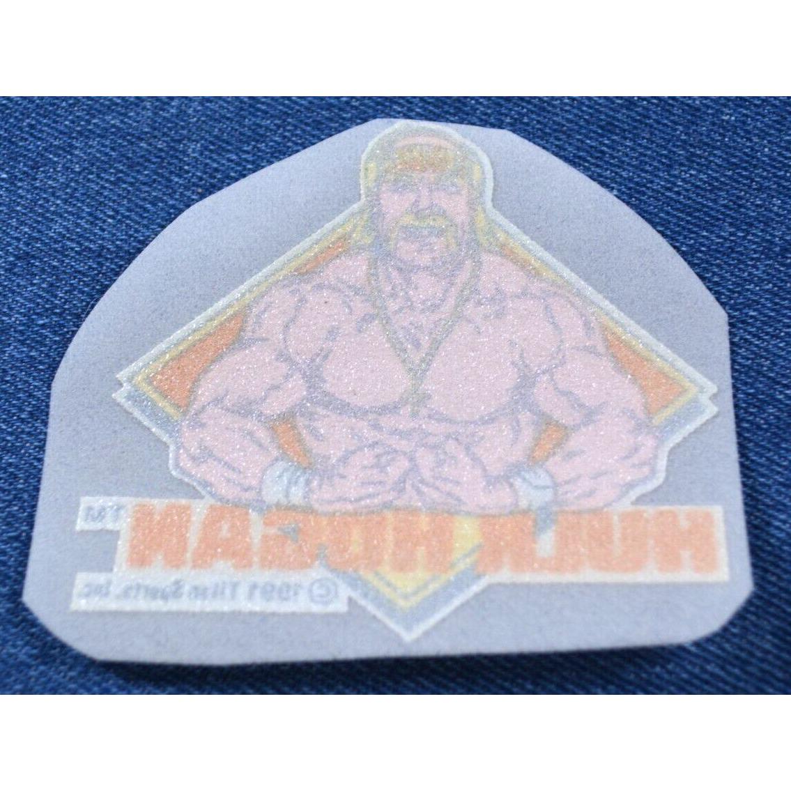 Original Vintage 90s HULK Hogan 3" Heat Transfer Iron-on Patch WWE WWF ...