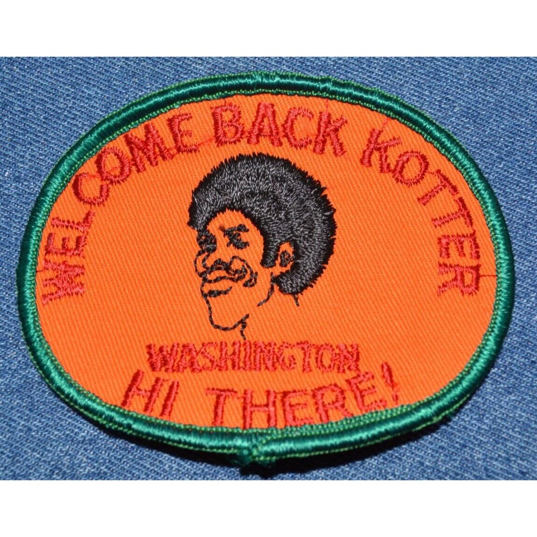 Original Nos Vintage 70s WELCOME BACK KOTTER 4" Patch Tv Show Sitcom ...