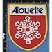 LARGE Vintage 70s NOS Original ALOUETTE Snowmobile 7" Patch Sled Ski ...