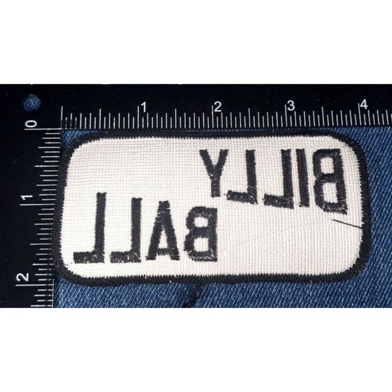 NOS 70s Vintage Original Billy Ball 4" Patch Baseball… - Gem