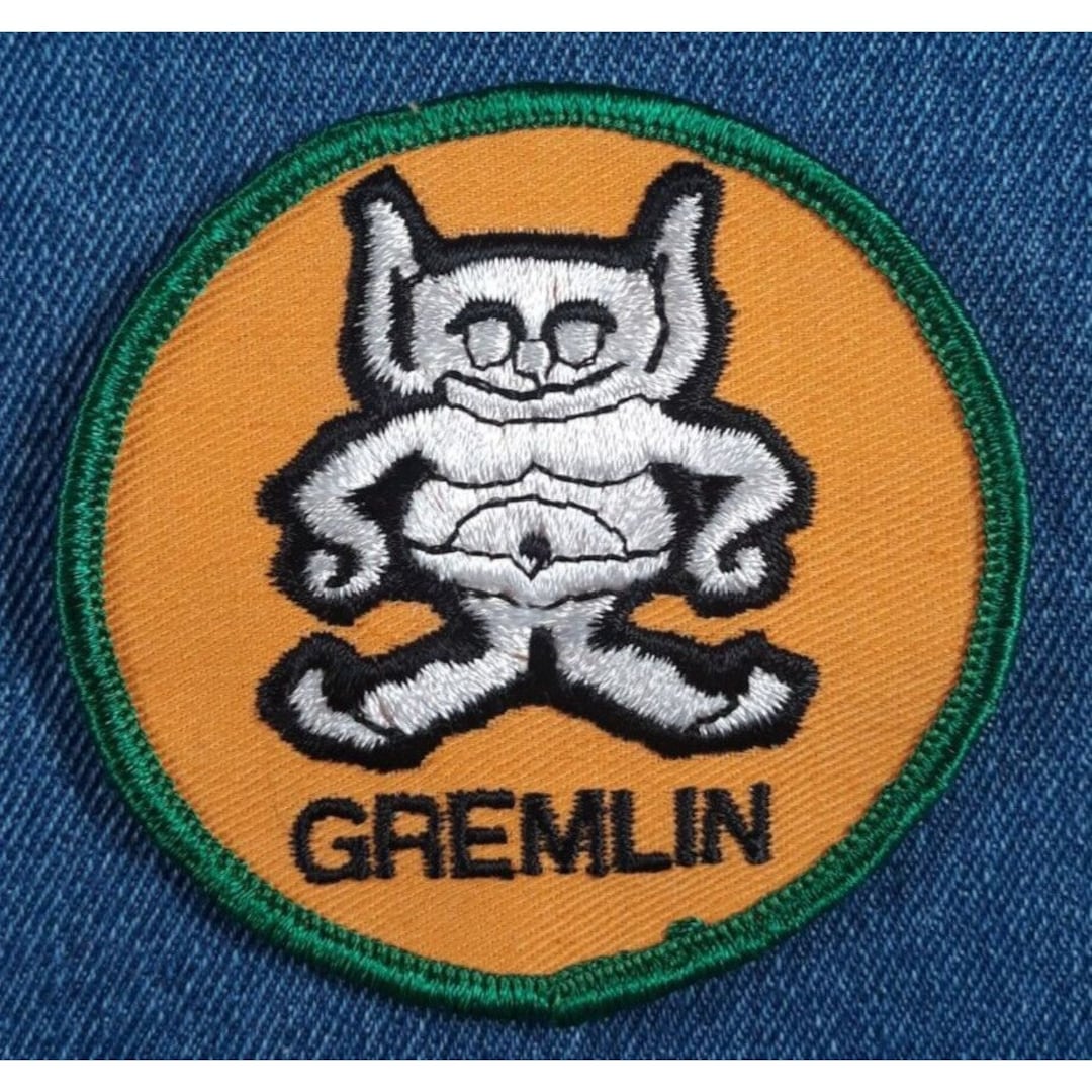 NOS Vintage 1970s AMC Gremlin Logo Patch 3” American Motors Corp. Gold Green - Etsy